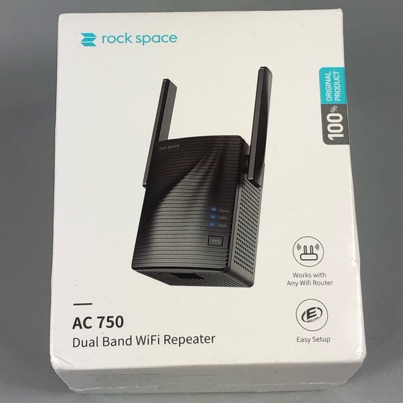 Other | Rock Space Ac 75 Dual Band Wifi Repeater | Poshmark